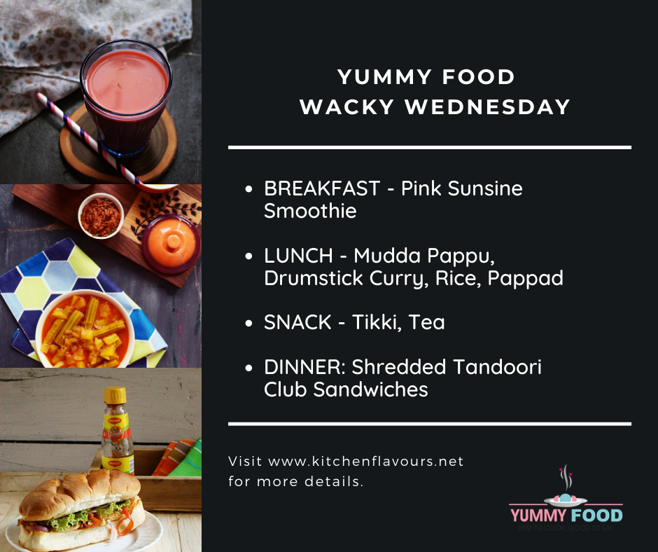 Wednesday Meal Plan
