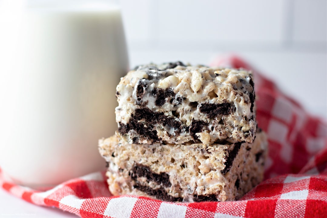Oreo Rice Krispie Treats - Kitchen Fun With My 3 Sons