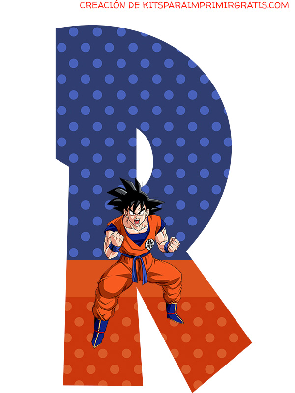 Letras de Dragon Ball | Kits para imprimir gratis