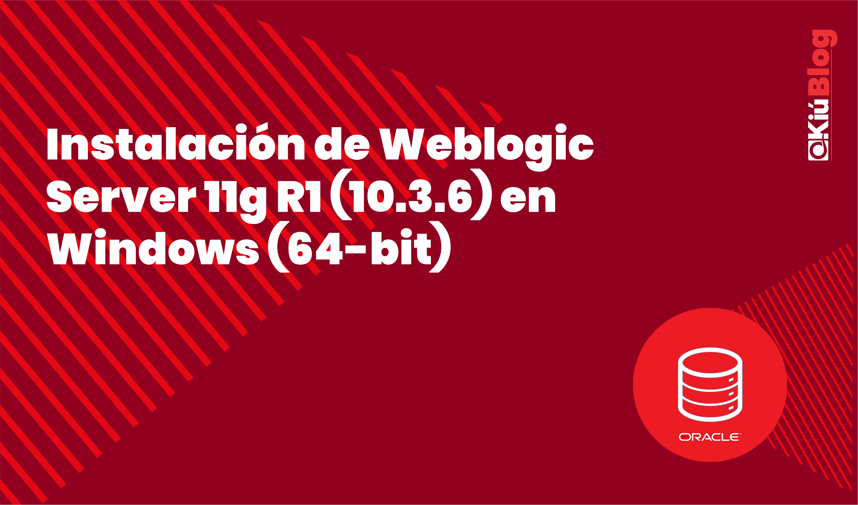 Instalación De Weblogic Server 11g R1 10 3 6 En Windows 64 Bit Kiú