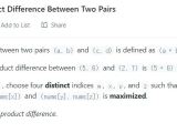 Leetcode 리트코드 1913 Maximum Product Difference Between Two Pairs Python