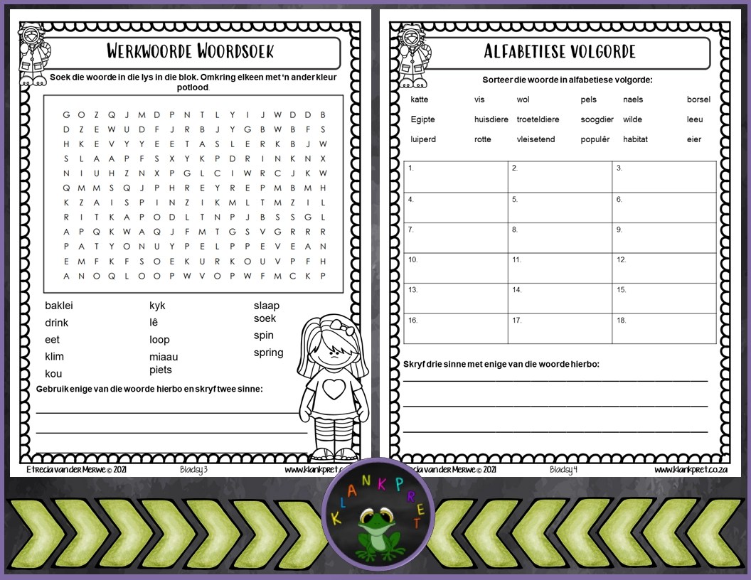 Freebie: Begripstoetse Katte – Klankpret