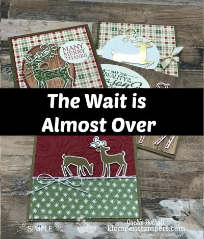 Four More Days Until Holiday Catalog Release - Klompen Stampers