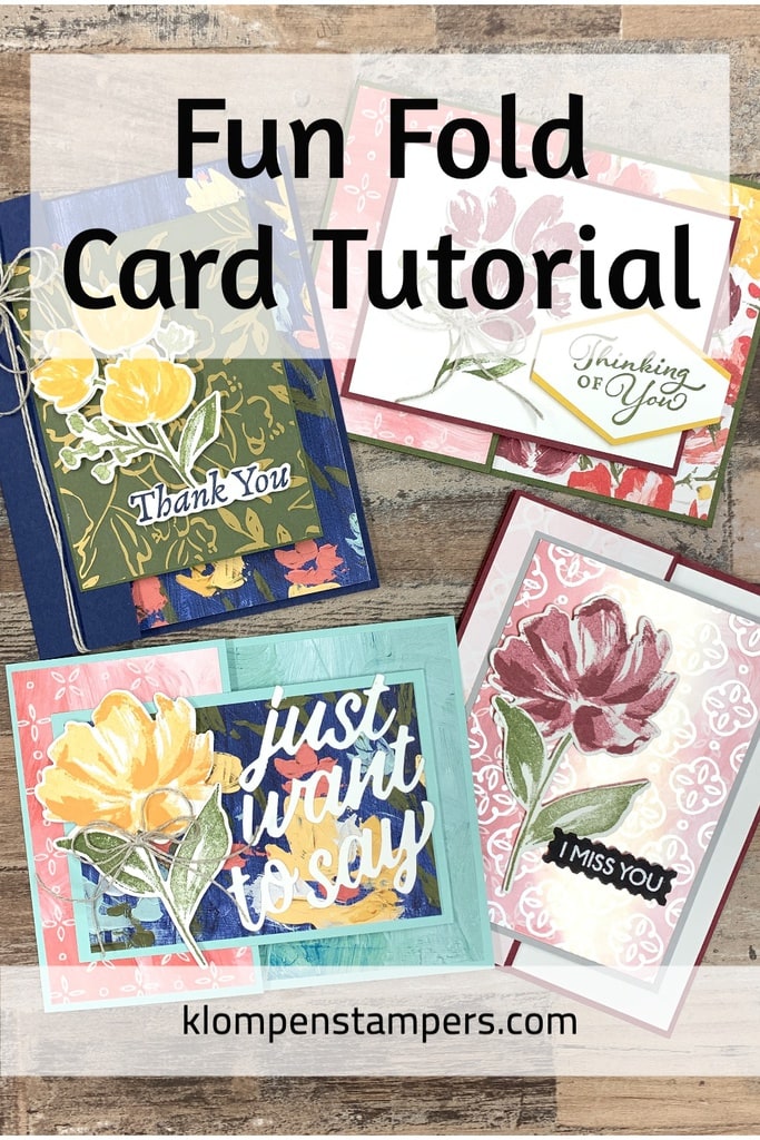 The Best Fun Fold Card You Can Make with the Fine Art Floral