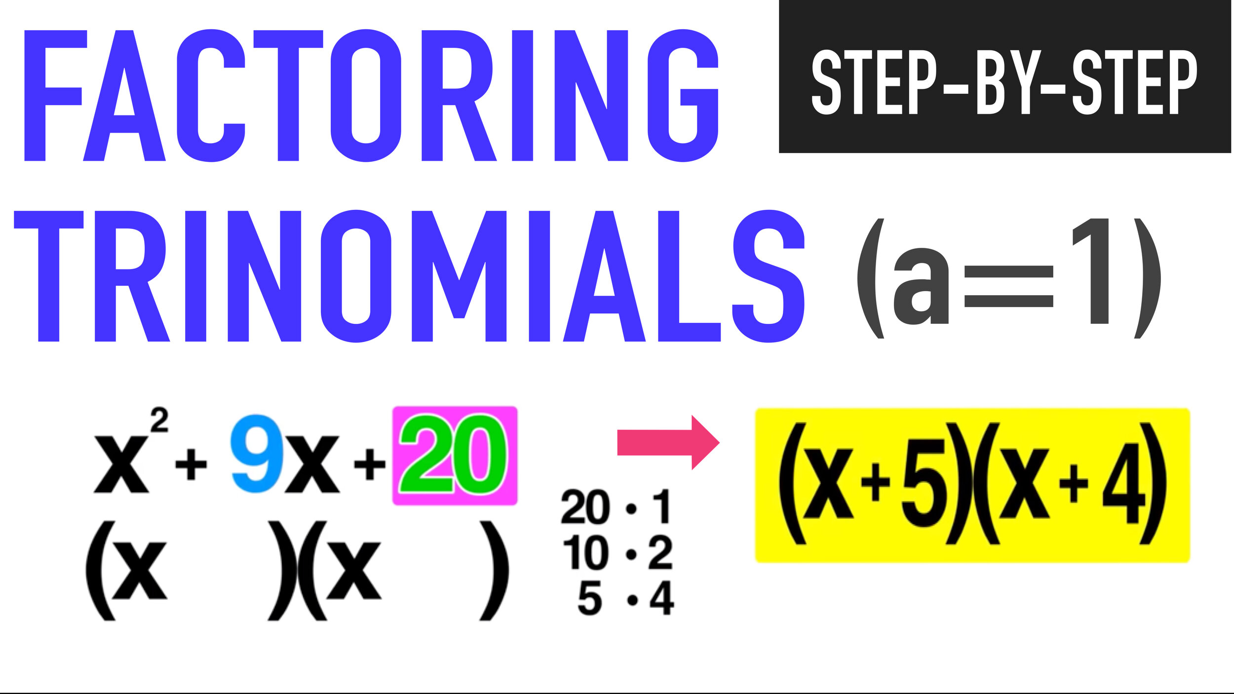 How To Solve Trinomials Knowdemia How To Solve Trinomials Knowdemia
