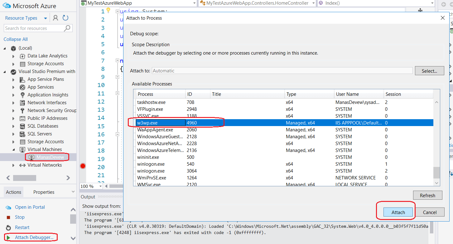 Azure – Remote debugging on an Azure VM | Microsoft 365