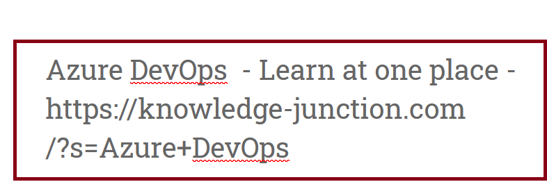 Azure DevOps – Learn at one place – https://knowledge-junction.com/?s ...