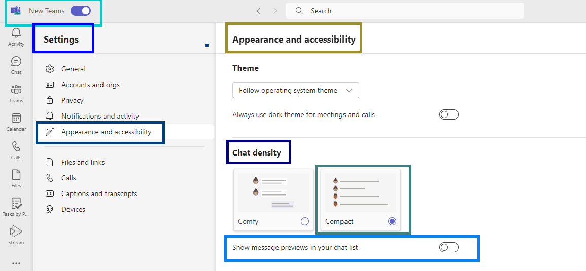 Microsoft Teams : NEW FEATURE – Compact Chat List – Teams ...