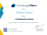 Certificate And Badge Knowledge Pillars