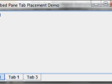 How Do I Change Jtabbedpane Tab Placement Position Kode Java