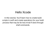 Using Swift Scripts With Xcode Kodeco
