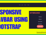 Responsive Navbar With Bootstrap Code Snippets