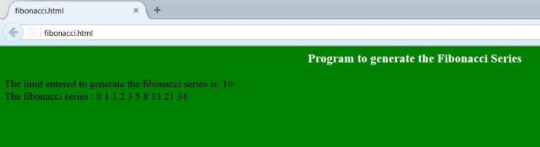 How To Generate Fibonacci Numbers In Javascript Krazytech