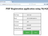 Php Mysql Registration Form With Validation Krazytech