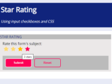 Star Rating Code Input Form Using Html Css Only Kris Bunda Design