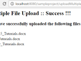 Spring Mvc Sample Spring Mvc Multiple File Upload With Example Kscodes