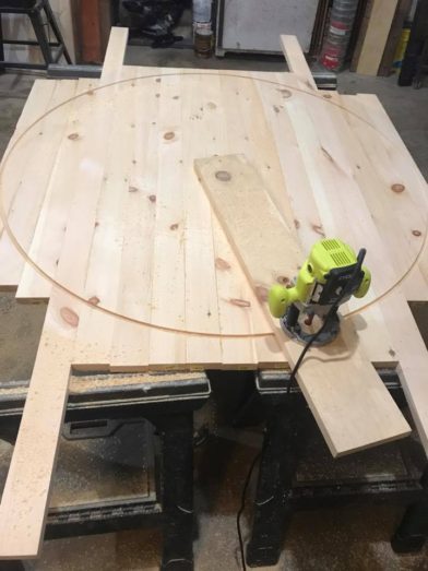In the Workshop - The Creation of Rustic Farmhouse Tables