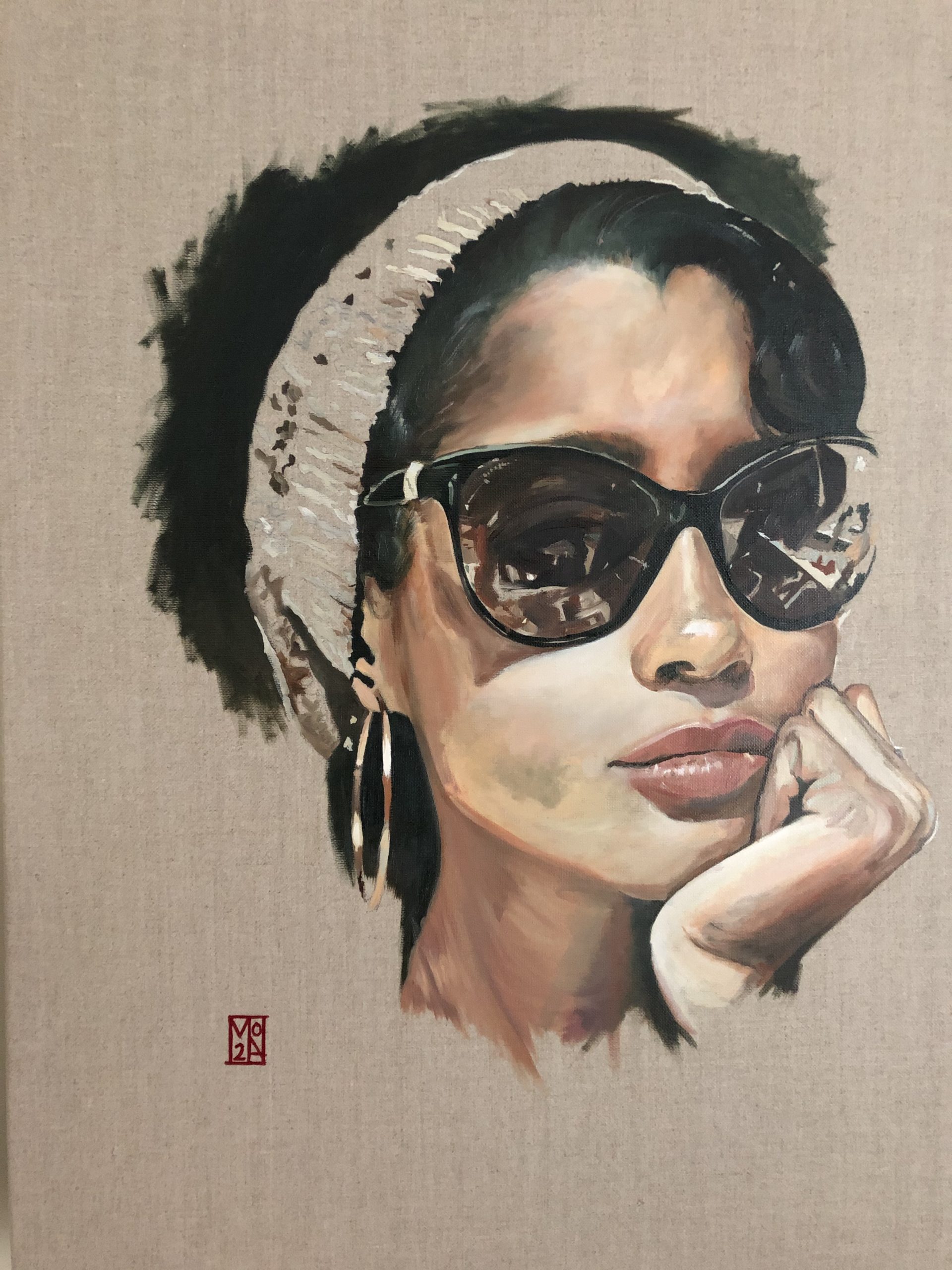 Perception - fine art portrait painting - La Belle Epoch