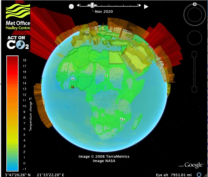 Google Earth View of Climate Change For Next Hundred Years | La Marguerite