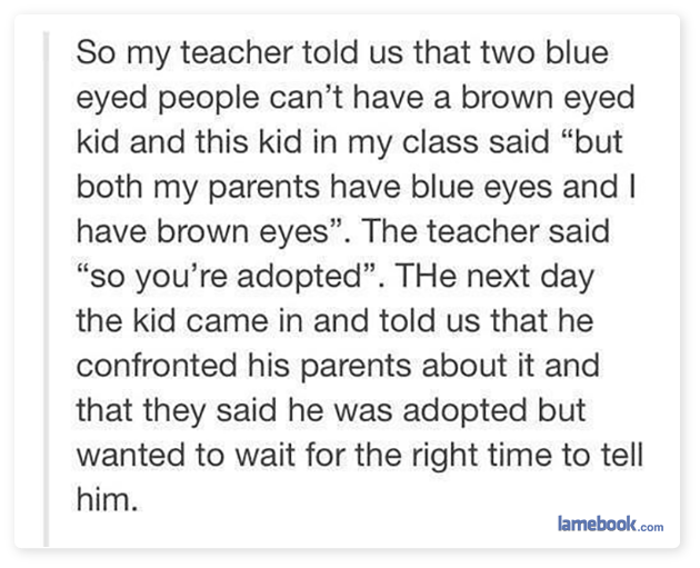 Lamebook » Deep Blue Secret
