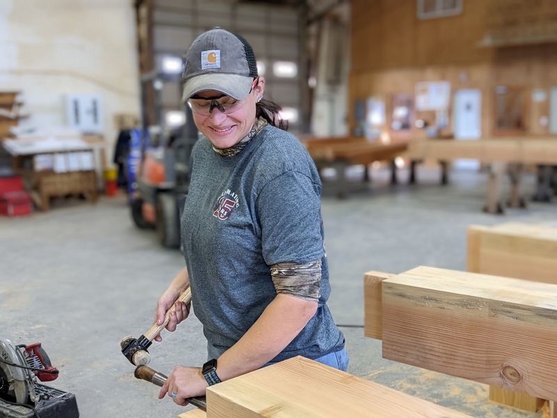 Presenting Timber Framing as a Career - Lancaster County Timber Frames ...