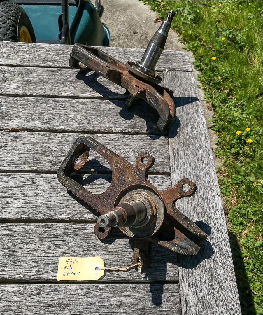 Test fit prep — Front suspension – My Jaguar MK2 Restoration