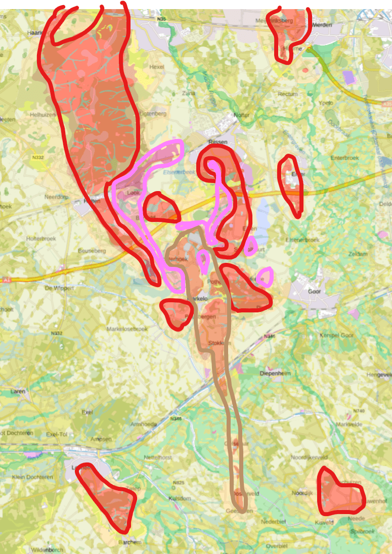 Hoe is de Sallandse Heuvelrug ontstaan? - landschap lopen