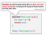 Function Trong Javascript
