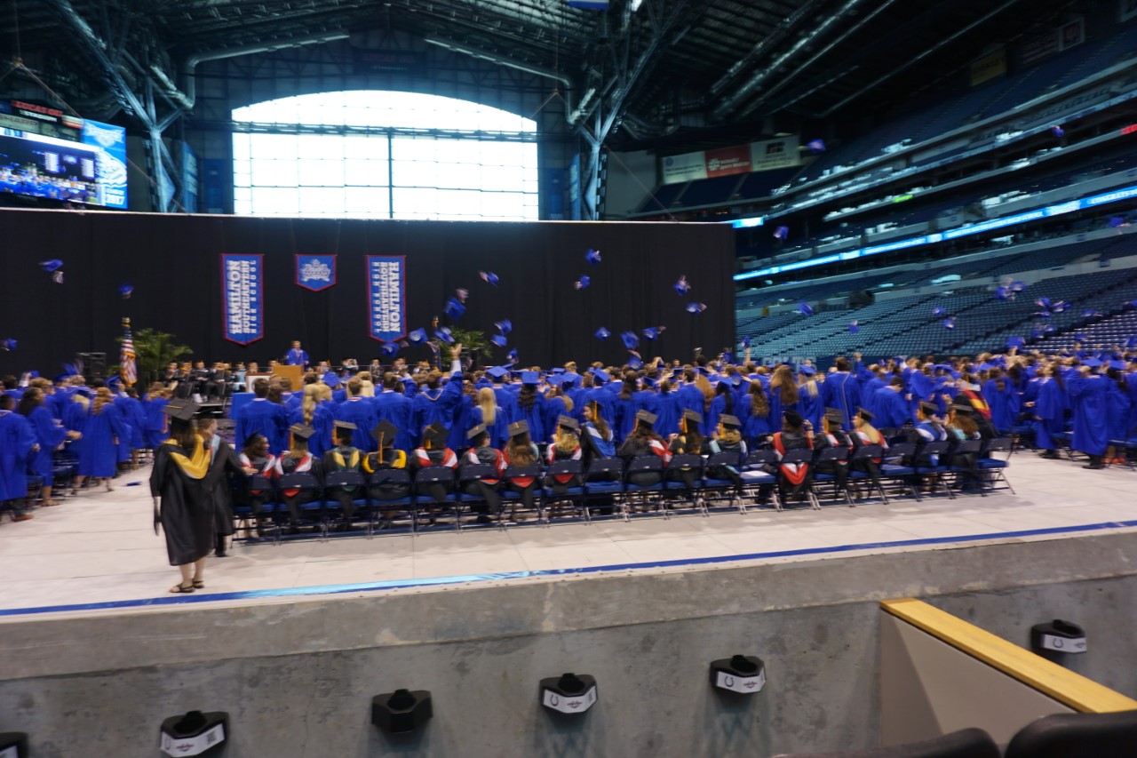 Graduation Day For HSE, Fishers High Schools | LarryInFishers