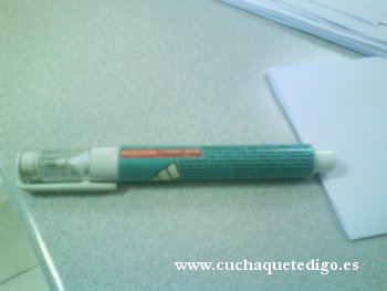 Chuleta en lápiz de tipex | Cucha que te Digo, el blog de la Sor Citroen