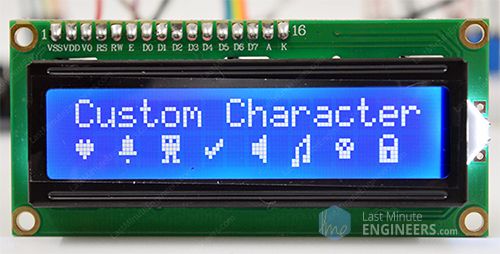 Custom Characters In 16 2 Lcd Using Arduino Uno Custom Character Lcd - Best Light Wallpapers in Retina