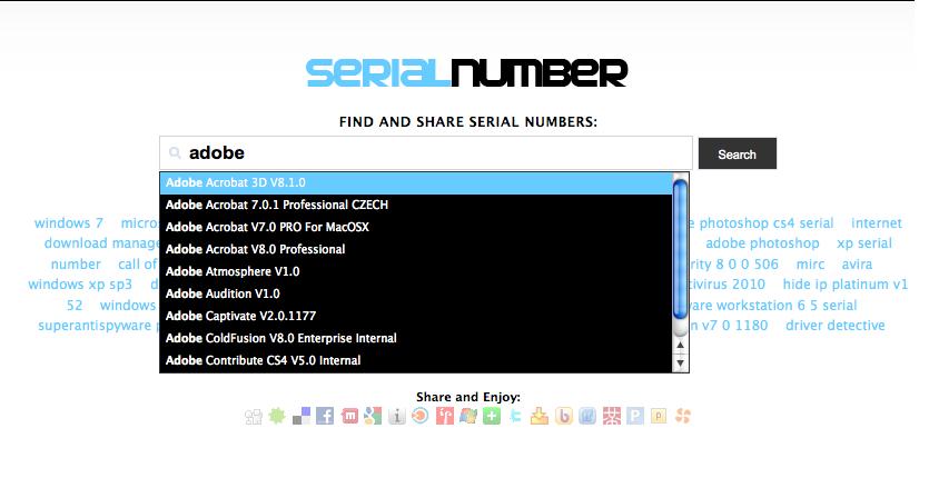 Serial Number!! el nuevo buscador de seriales | LA SUSTANCIA DE LA VIDA!!