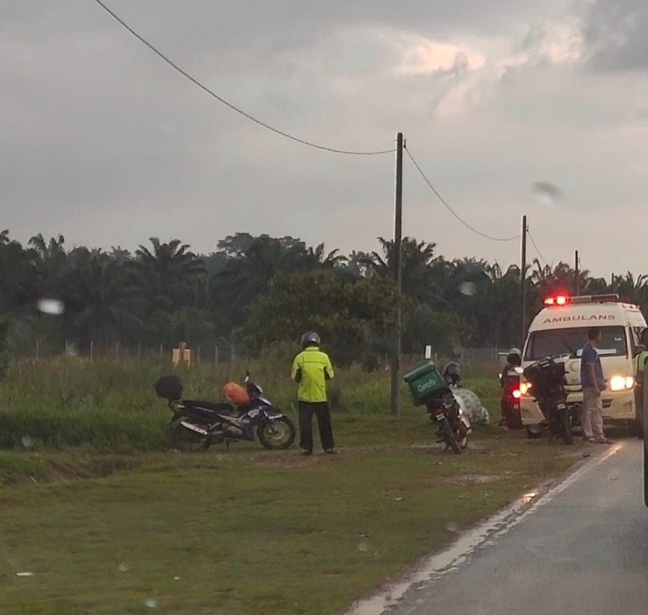 Lightning, Leaving Hole On Road, Strikes Motorcyclists 2023