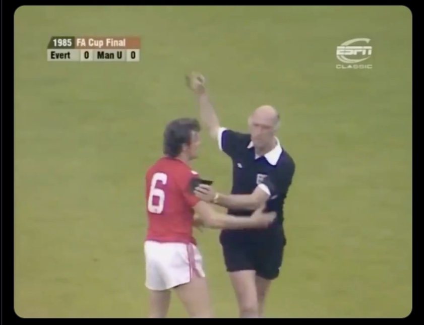 MORAN: The First RED CARD in a FA Cup Final 1985