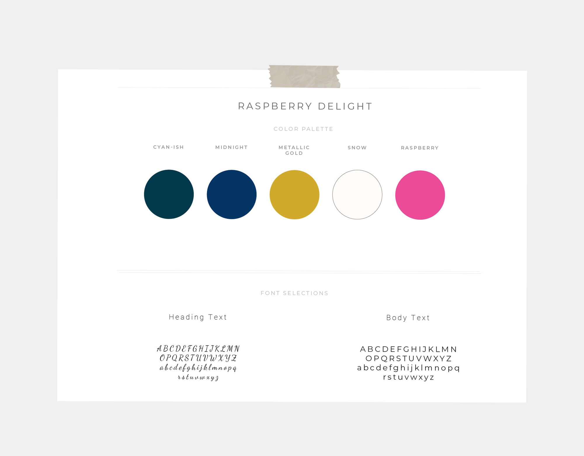 Raspberry Delight Branding Kit - Launched Creative | Mandie Gillmor ...