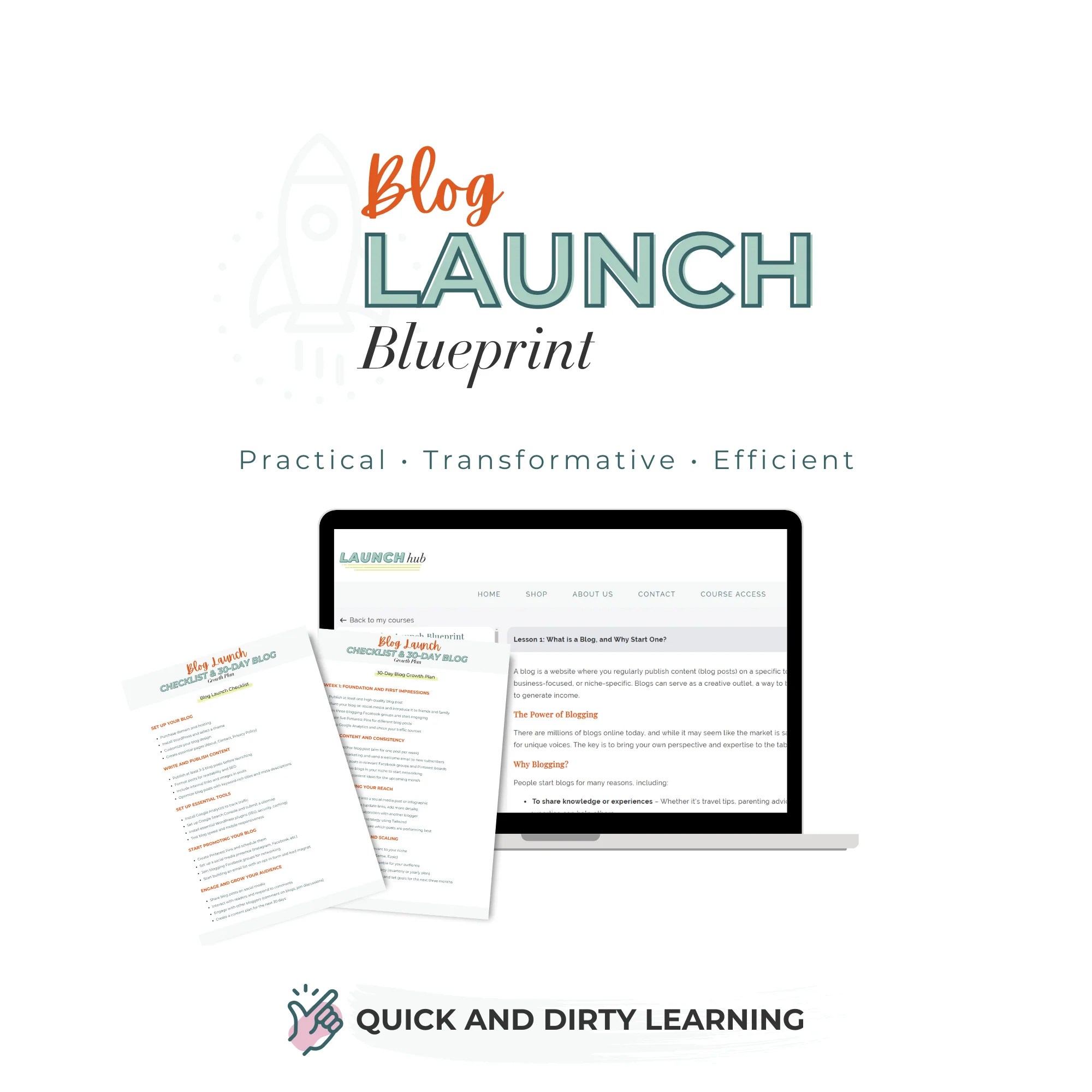 Blog Launch Blueprint Step By Step Course For Beginners The Launch Hub