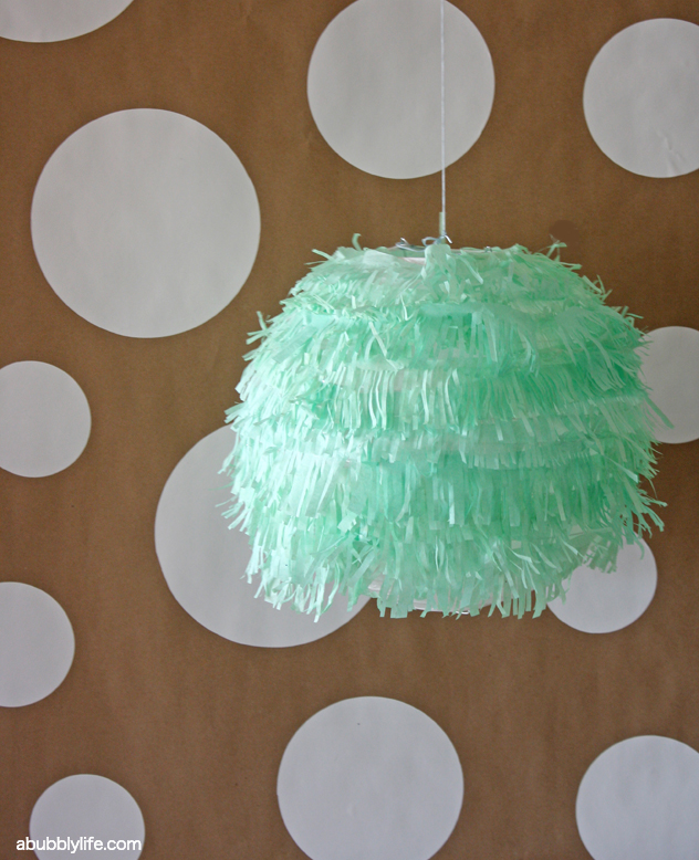 Fringe Paper Lantern Party DIY - A Bubbly Life