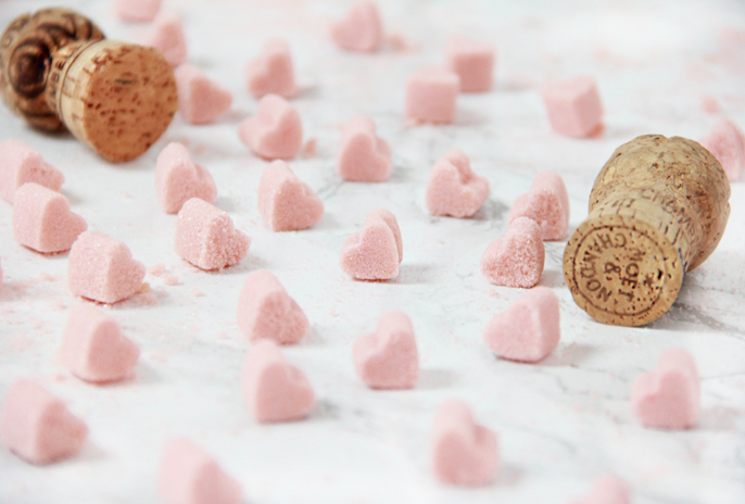How to Make Heart Sugar Cubes - A Bubbly Life