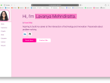 Lavanya Mehndiratta Software Engineer