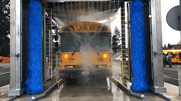 How a Consistent Bus Wash Policy Gives You An Edge