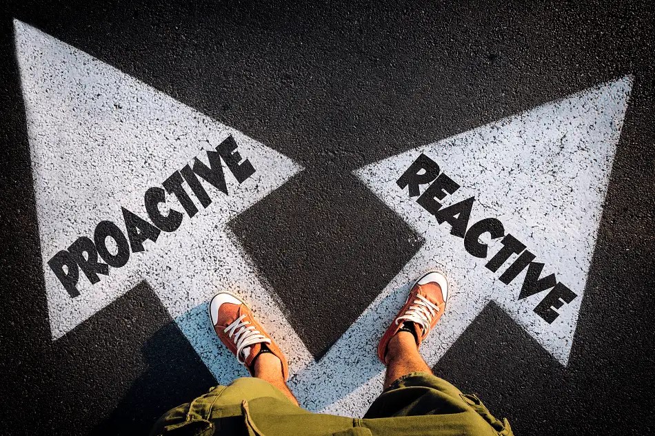 How To Take Control And Be Proactive vs. Reactive - Lead Grow Develop