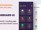 B4x Programming Dashboard Ui Light And Dark Themes With B4a Leafecodes