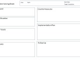 A3 Template Problem Solving