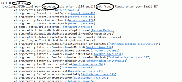 Capture Error Message In Selenium Using Testng 1076