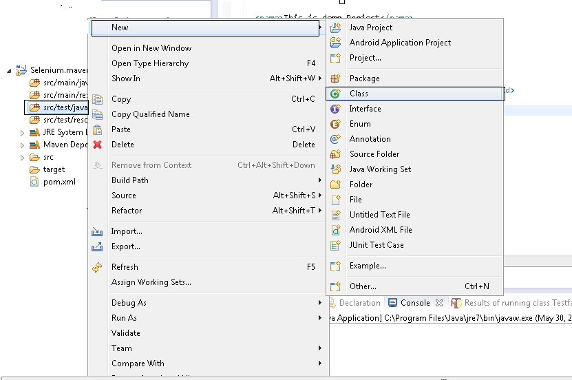 Complete Guide For How To Integrate Selenium With Maven Project 2916