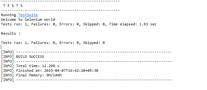 Complete Maven Setup In Selenium Webdriver For Continuous Integration