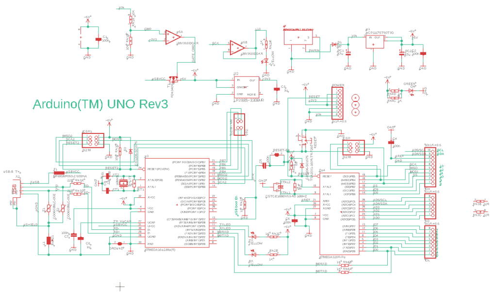 Schematic Diagram Of Arduino Uno
