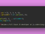 Js Interview 23 Array Splice
