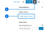 Pattern Library Learn Generatepress