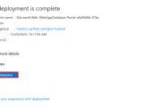Tutorial Deploy A Python Fastapi Web App With Postgresql Azure App